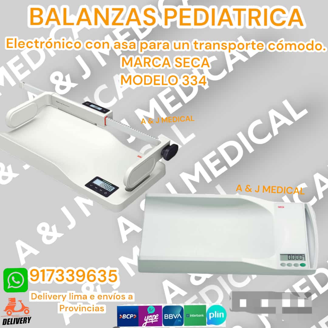 BALANZA DIGITAL PEDIATRICA MARCA SECA MODELO 334 :: A & J MEDICAL